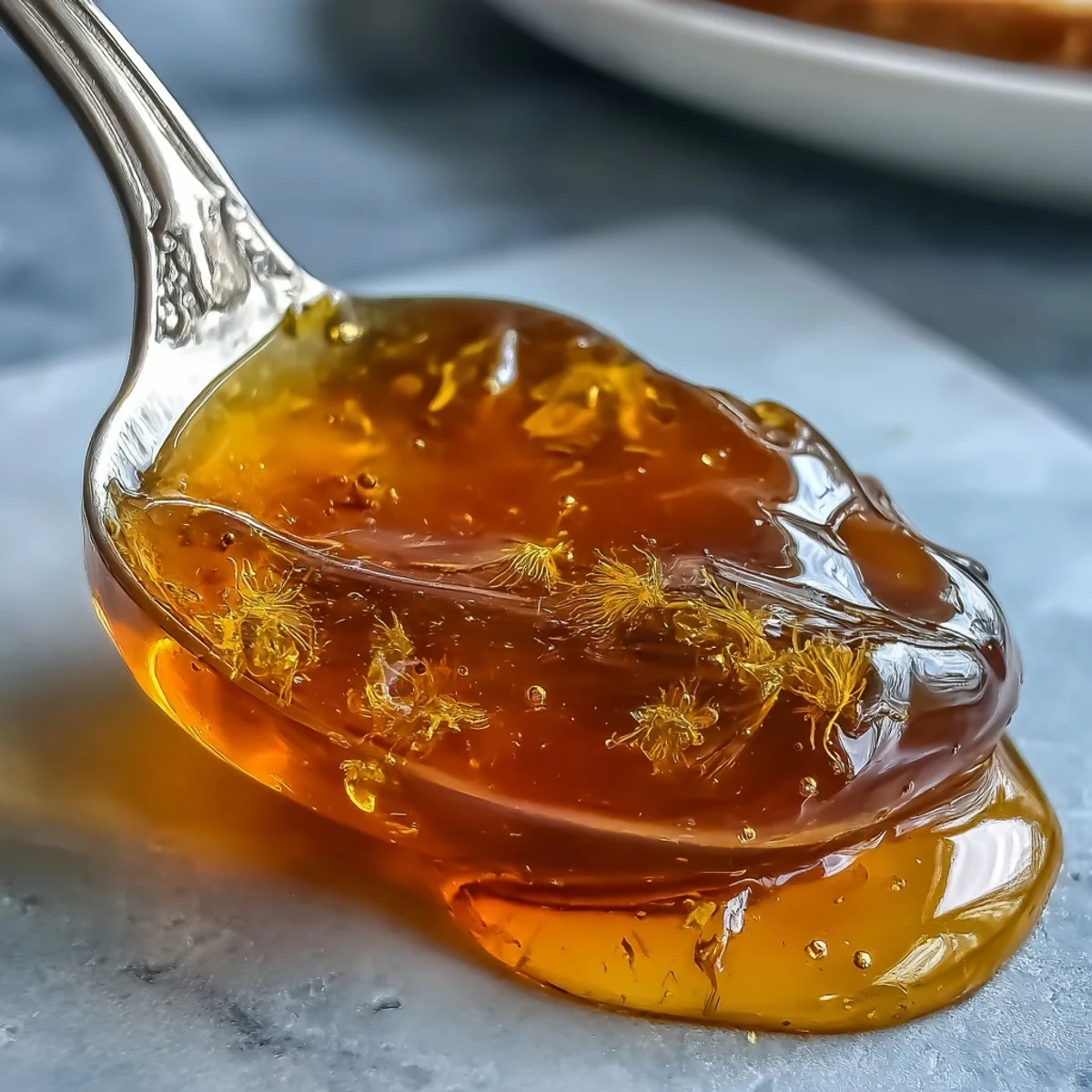 Bright Dandelion Jelly With Floral Honey Notes